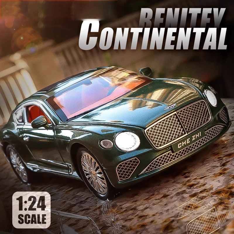 CHE ZHI Die-cast 1/24 BENTLEY Continental GT Car Models Alloy Diecast ...