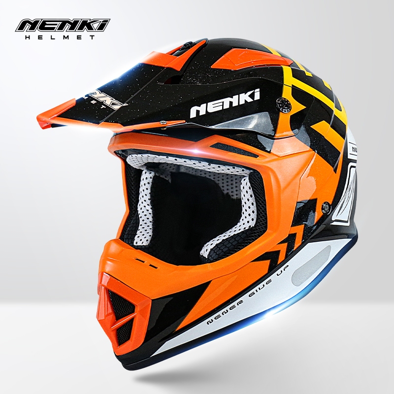 NENKI HELMET FIBERGLASS FULL FACE OFF ROAD MOTORCROSS HELMET NK-312 ...