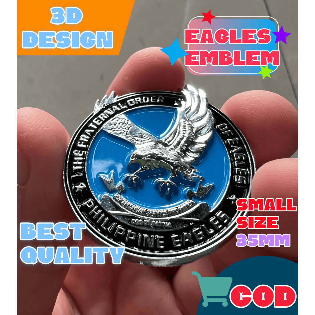 35mm，Metal Eagles emblem Logo High-End Eagle Logo Sticker Car ...