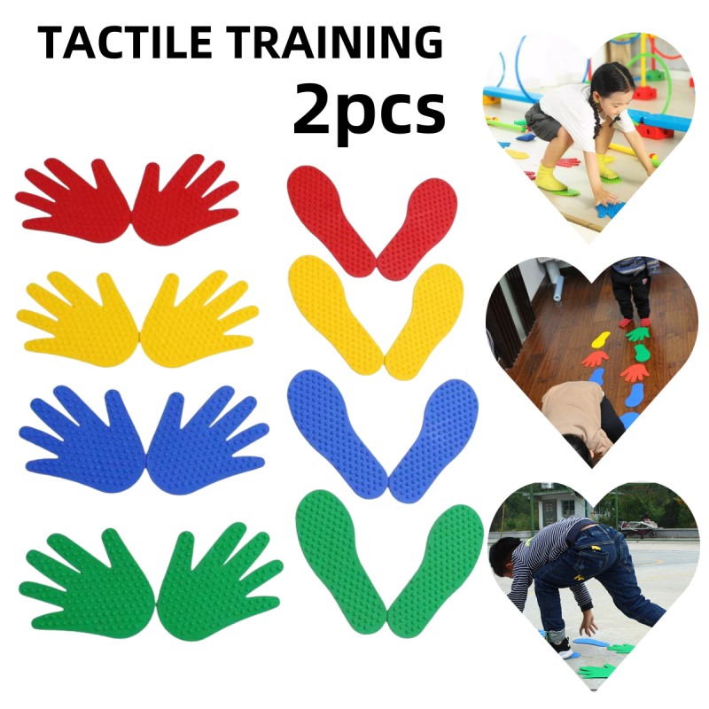 Children'S Feelings Tactile Training/Kids Hand Foot-Shaped Mat ...