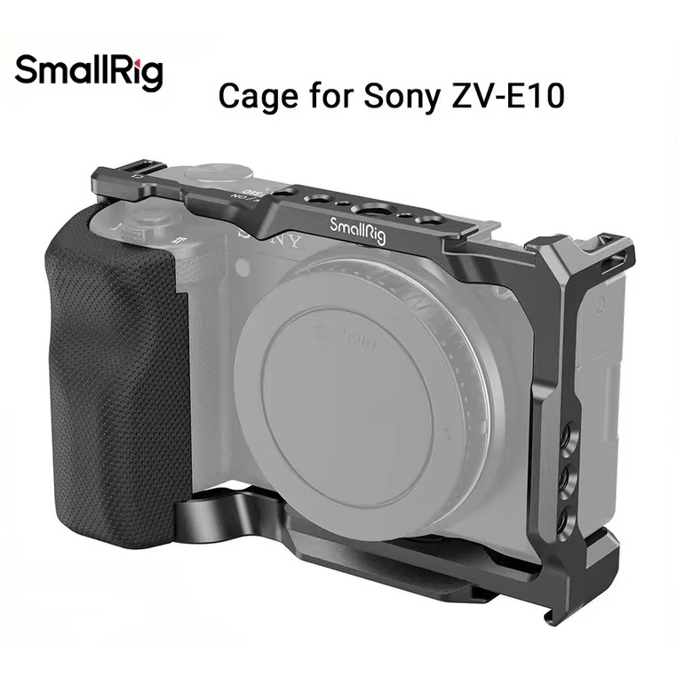 SmallRig for Sony ZVE10 Camera Cage with Silicone Cage handle Built-in ...