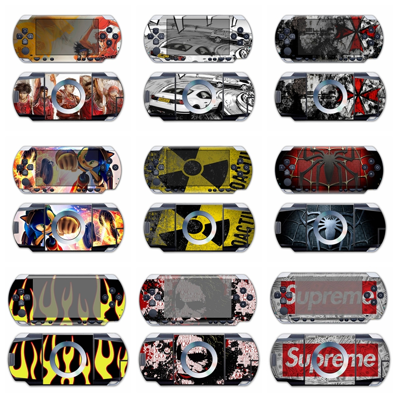 63 Colors Skin Sticker Compatible with Sony PSP 1000 Vinyl Decal Full ...