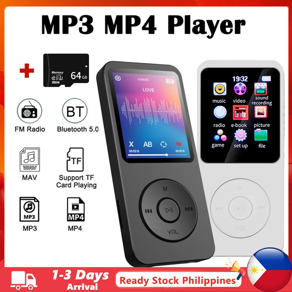 (Philippines Stock) Portable MP4 Player 1.8 Inch Color Screen Walkmen ...
