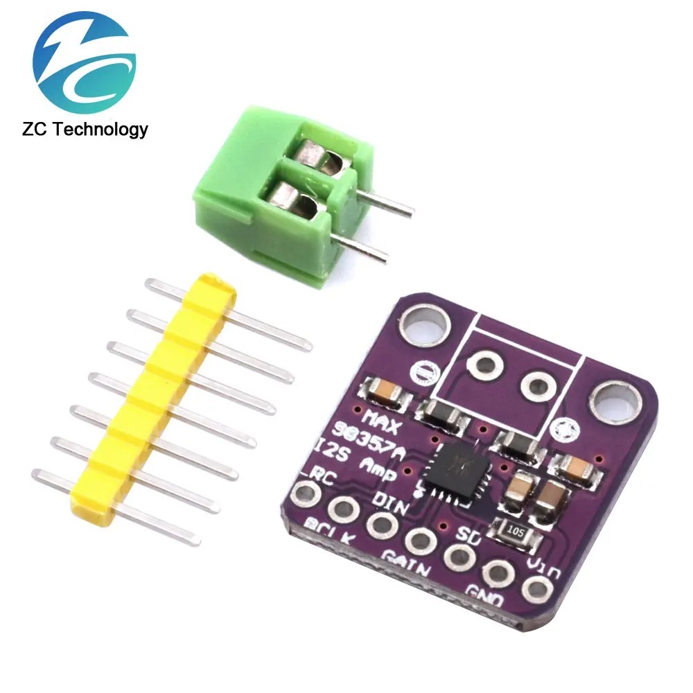 Max98357 3w Class D Amplifier Breakout Interface I2s Dac Decoder Module ...