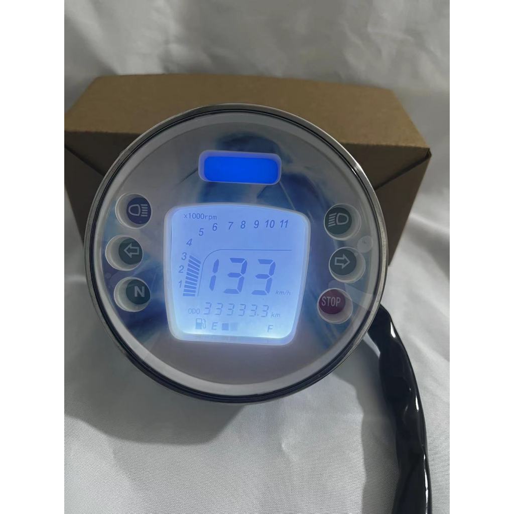 Digital Round Speedometer Assembly For Vespa PX80-200 PE Lusso ECs PX ...