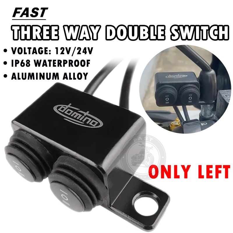 FAST Domino Dual 3ways Switch TRI Switch Mirror Mount Waterproof ...