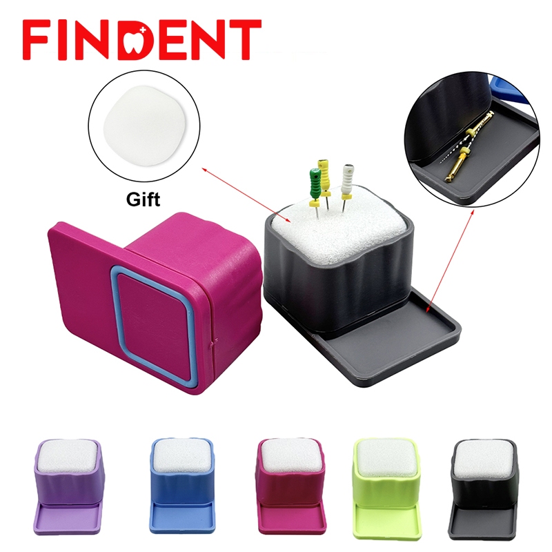 1Pcs Dental Root Canal File Cleaning Stand with Base Plate Sponge Root ...