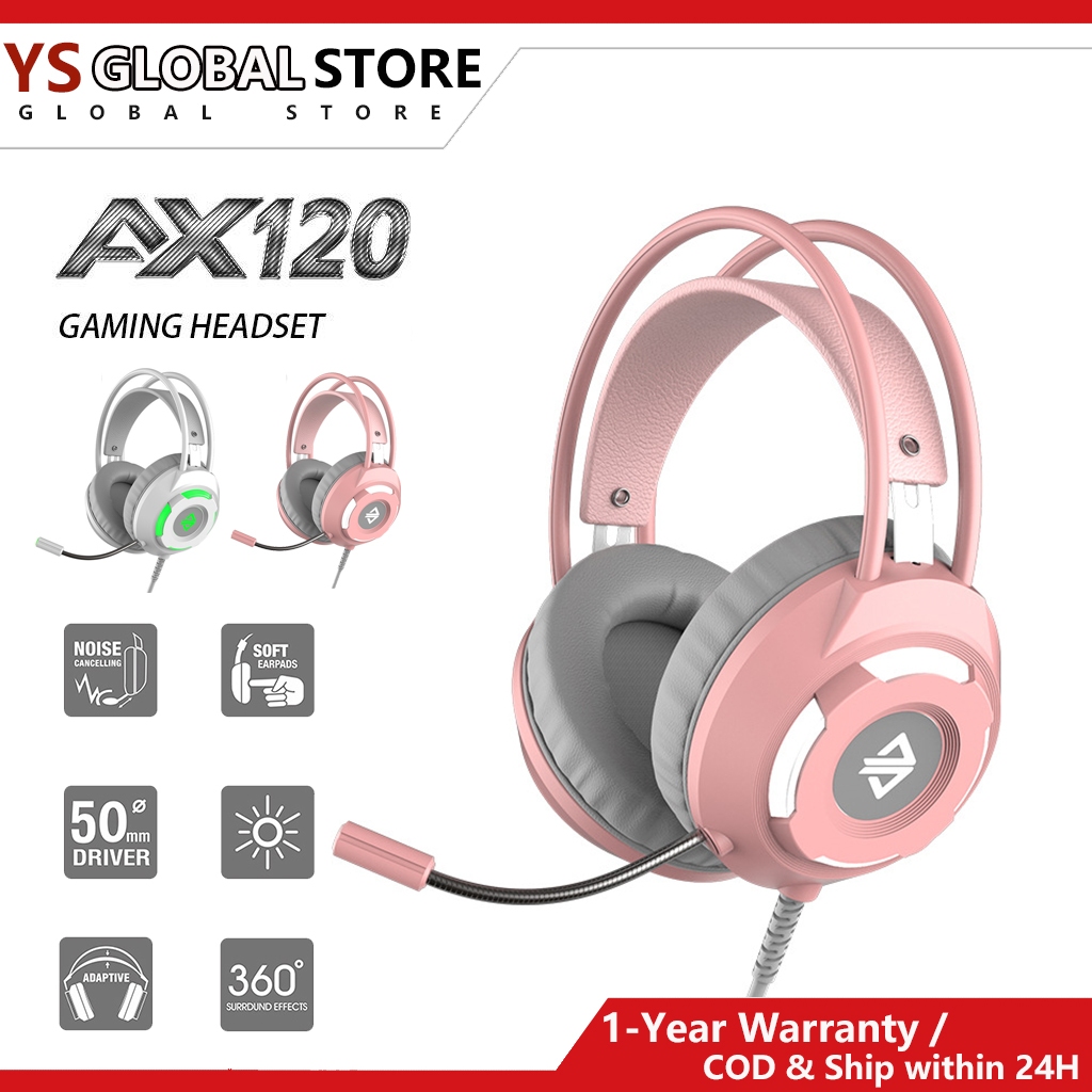 Ajazz AX120 3.5mm E600 G70 Stereo Noise-canceling Head-mounted USB ...