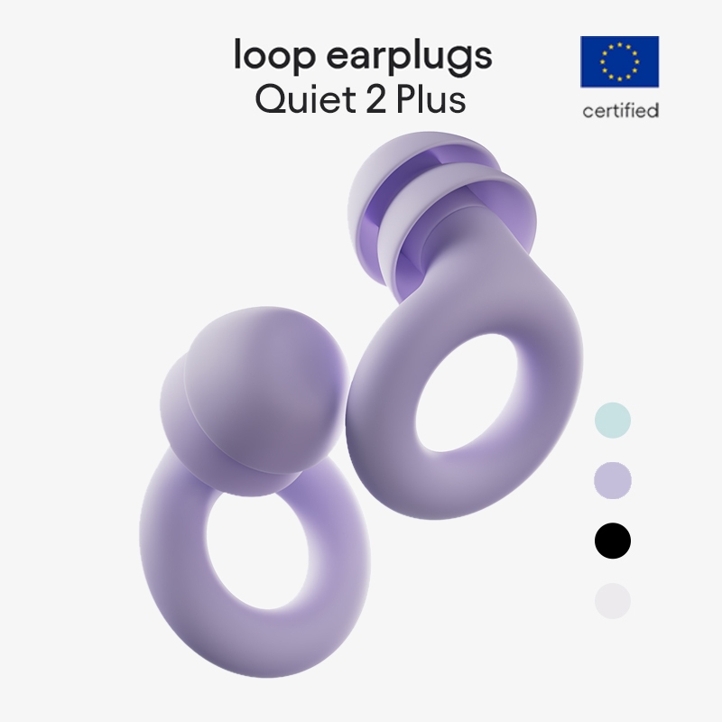 Loop Quiet 2 Plus - Noise Reducing Earplugs (-27dB) for Sleep, Focus, Study, Noise Sensitivity ...
