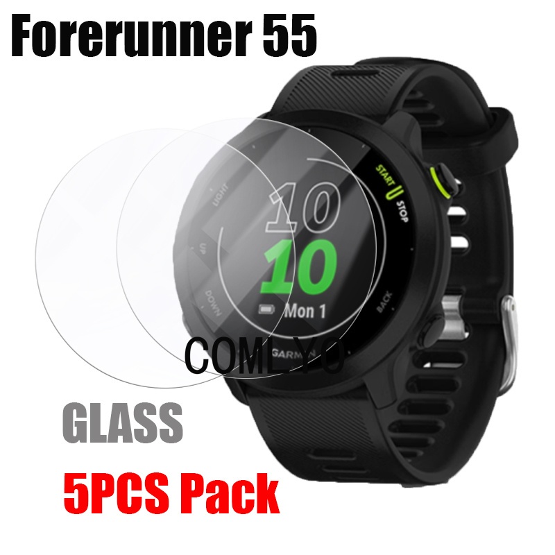 For Garmin Forerunner 55 Tempered Glass Smart watch Screen Protector 9H ...