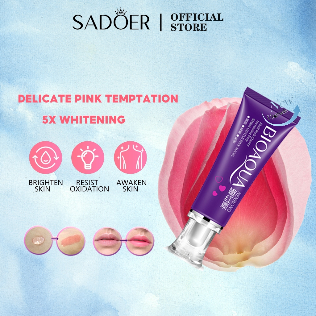 SADOER Private Parts Whitening Body Cream Skin Lightening Pink Cherry ...
