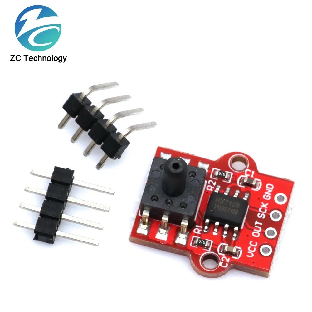 DC 3.3V 5V 0-40KPa Pressure Sensor Module Connect 2.5mm Soft Tube ...