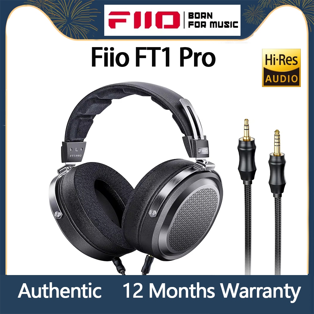 FiiO FT1 Pro Open-Back Planar Driver Headphone Magnetic Wired Hi-Fi Headset Hi-Res Audio for ...