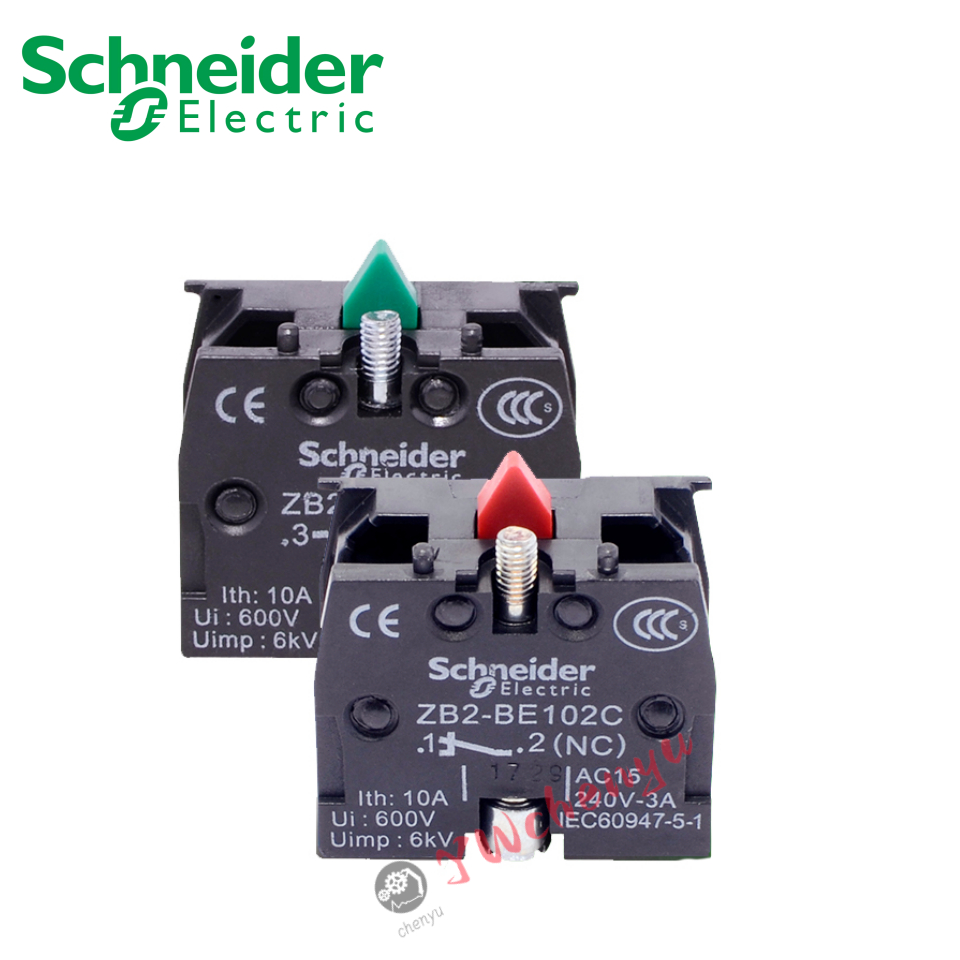 Schneider push button switch auxiliary contact contact ZB2BE-101C ZB2BZ ...