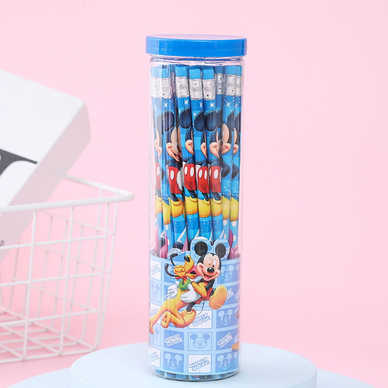 New cartoon 30 pack cute cartoon tube pencil children's learning ...