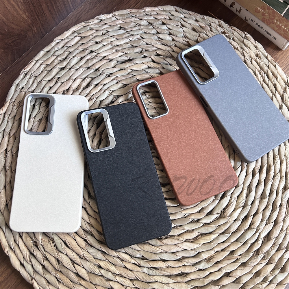Redmi 10 Note 10 10s 11 11s 12 Pro 4G Leather Slim Soft TPU Camera Ring ...