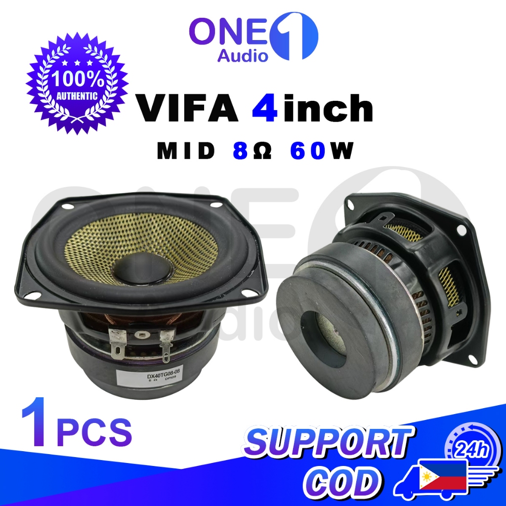 OneAudio VIFA 4 inch 8Ω 60W Midrange Speaker Car Audio Speaker ...