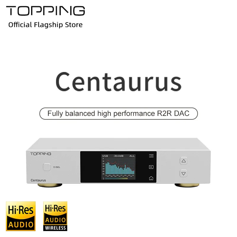 Topping Centaurus R2R Decoder Full Balance 8 Network Ten-Segment PEQ ...