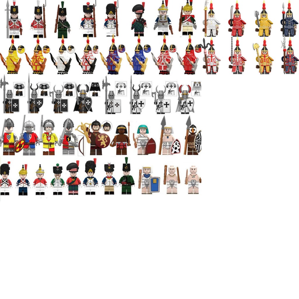 Children's gifts Napoleon Block Figures Infantry Military Toys friends ...