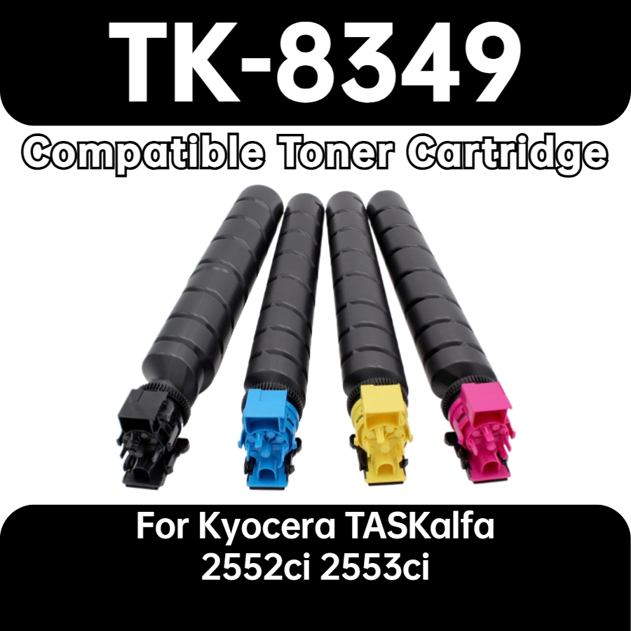TK8349 TK-8349 KCMY Toner Cartridge For Kyocera TASKalfa 2552ci 2553ci ...