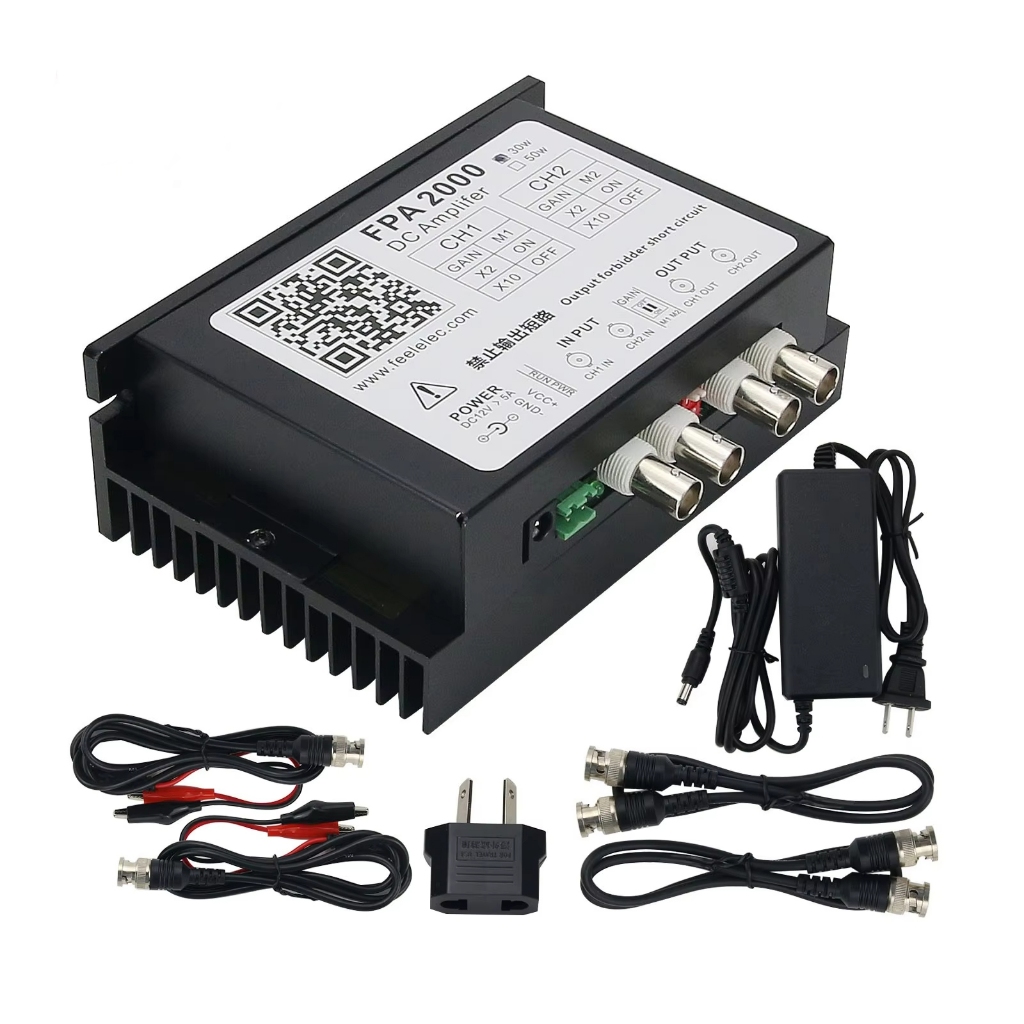 High Power Amplifier Signal Generator Dual Channel DC Amplifier Drive ...