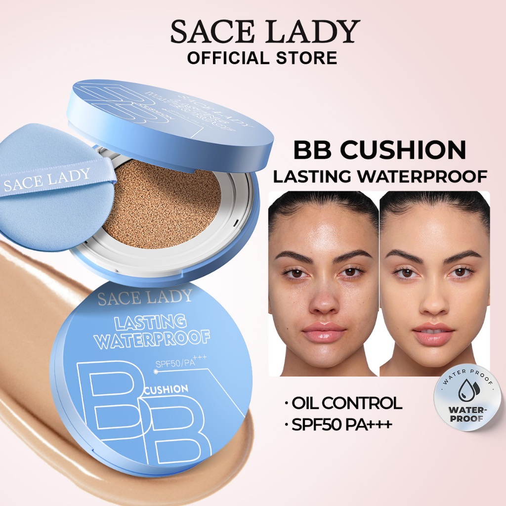 SACE LADY BB Cushion Cream Foundation Flawless Oil Control Matte ...
