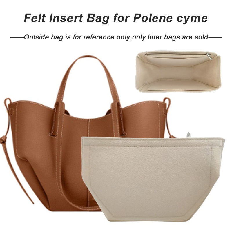 For Cyme Bag Liner Cosmetic Storage Bag Felt Bag Insert Organizer Bag ...