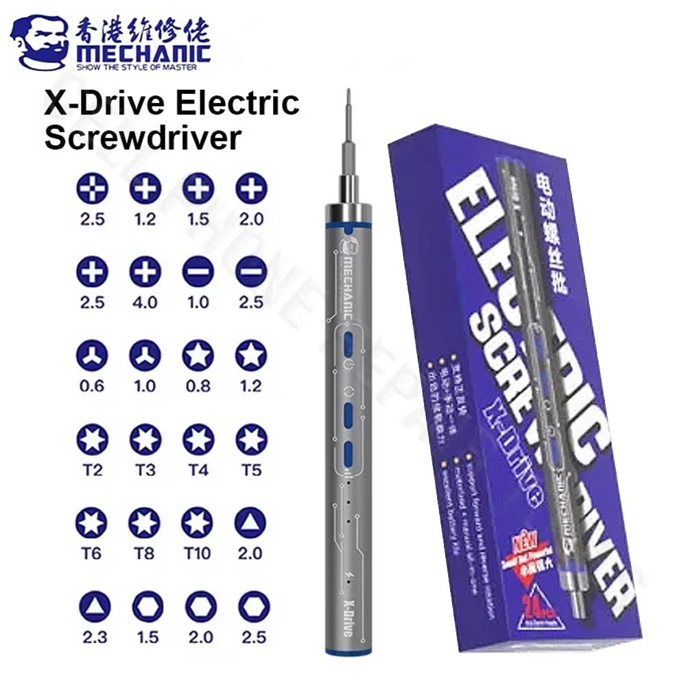 MECHANIC X-DRIVE Multifunctional Electric Manual Integrated Screwdriver ...