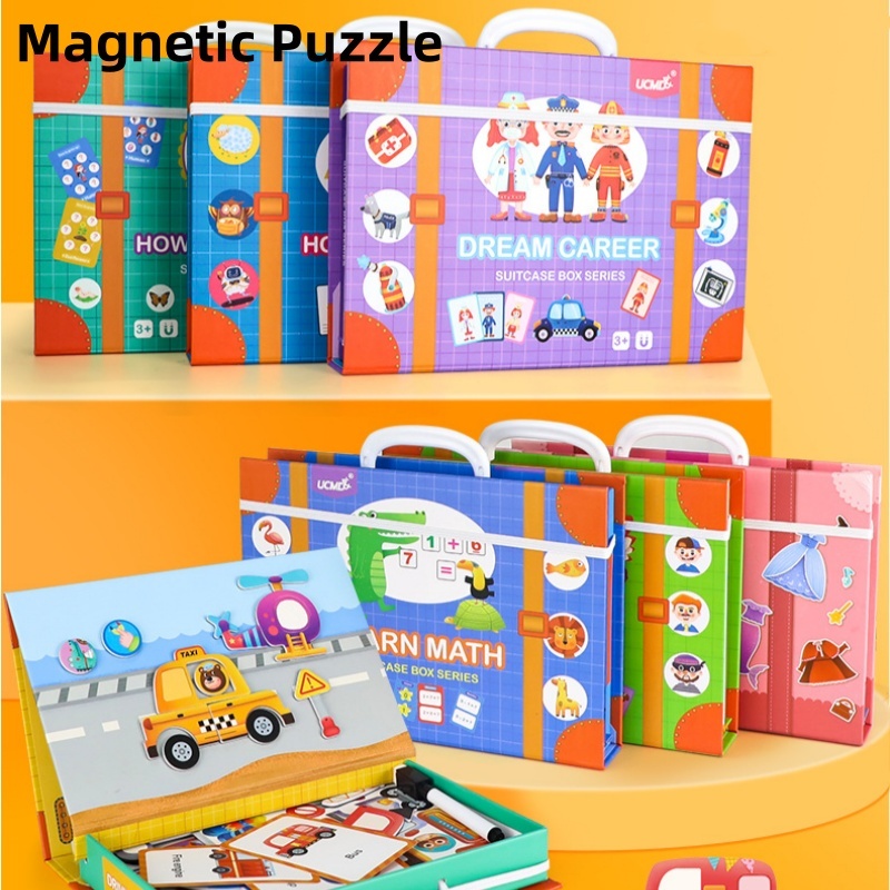 Magnetic Box Magnetic Puzzle Suitable For Age 3+ Educational Toy for ...