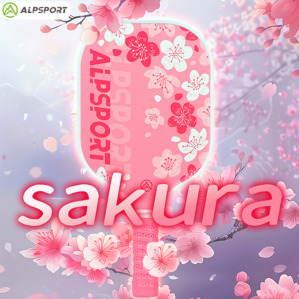 ALPSPORT New Sakura Goddess Model USAPA Approved Pink Pickleball Paddle ...