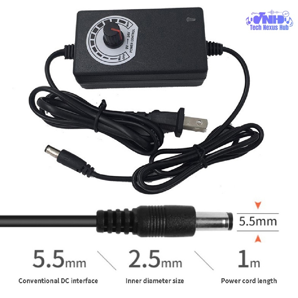 Adjustable ON/OFF Adapter 3V-12V 2A of Voltage 3V 4.5V 5V 6V 7.5V 8V 9V ...