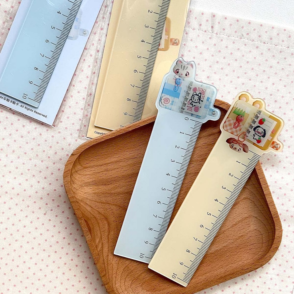 Wakawaka Acrylic Ruler Ruler 10cm Handbook Accessories Student ...