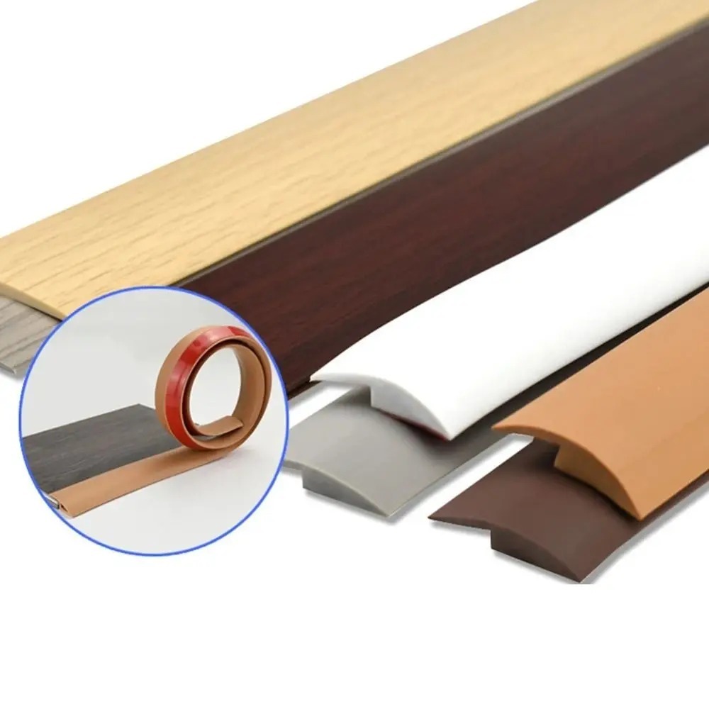 PVC Floor Transition Strip Self Adhesive Threshold Cover Edging Trim ...