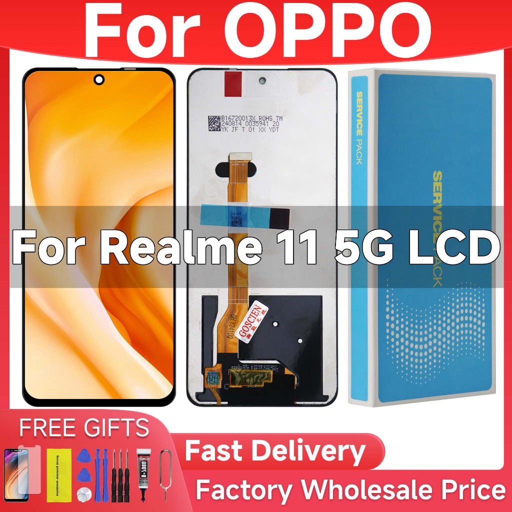 LCD For OPPO A58 4G CPH2577 A98 K11X F23 Realme 11 5G C55 Display Touch Screen Digitizer ...
