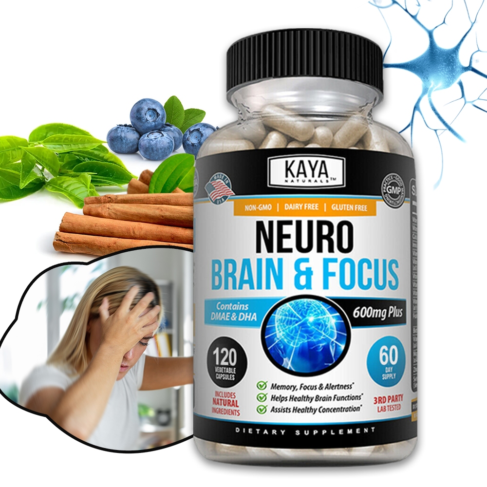 Brain Vitamin Supplement, Memory & Concentration - Improves cognitive ...