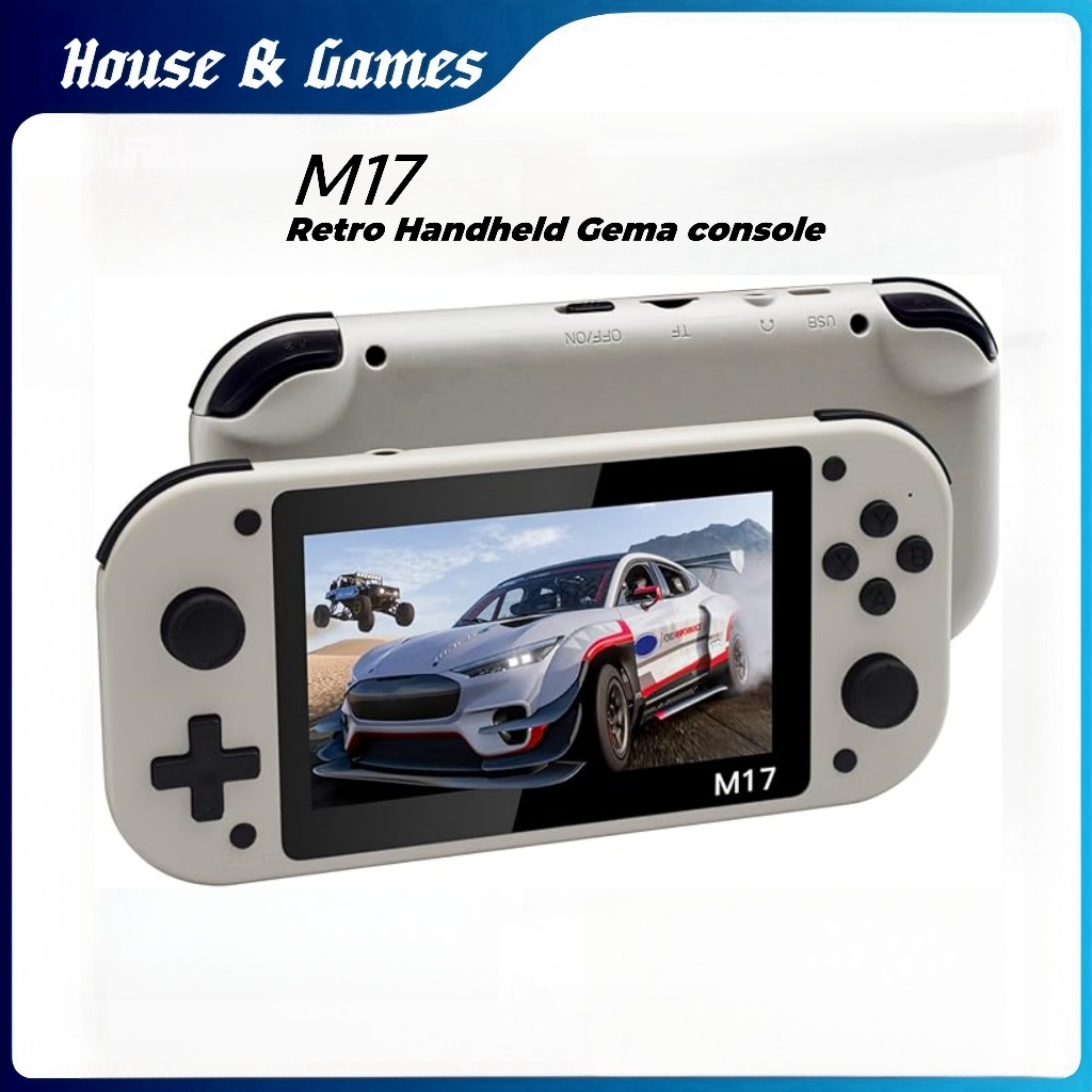 M17 Handheld Game Console – 4.3" IPS Screen Linux System Retro Game ...