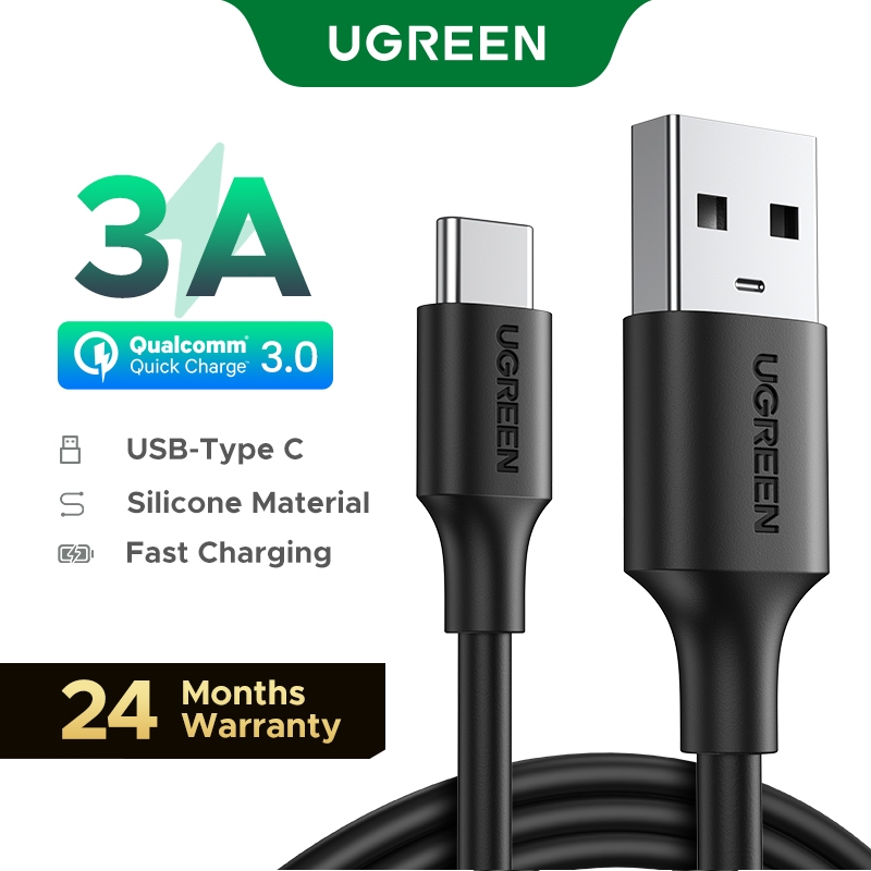 UGREEN USB A To Type C Cable 3A Qualcomm 3.0 QC Quick Charge Fast ...