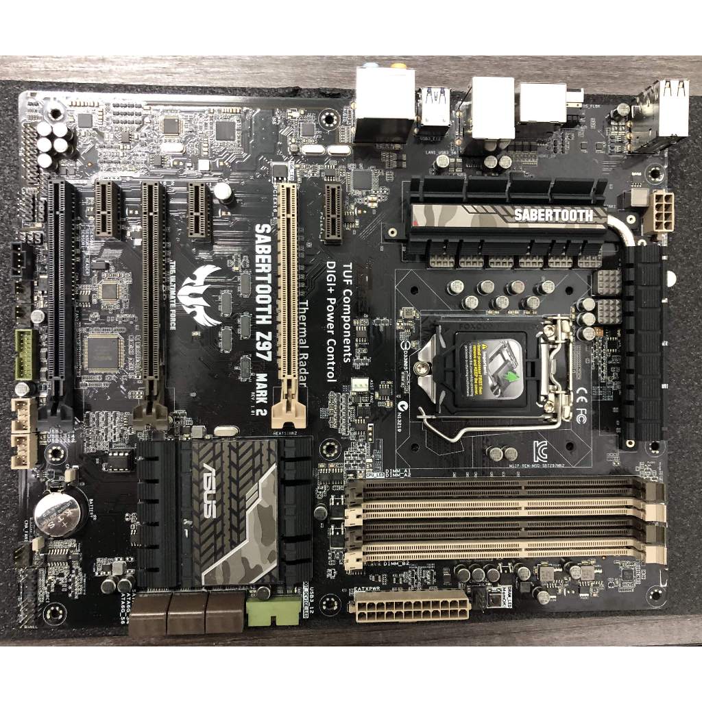 ASUS TUF SABERTOOTH Z97 MARK 2 INTEL Z97 ATX LGA1150 4th base plate ...