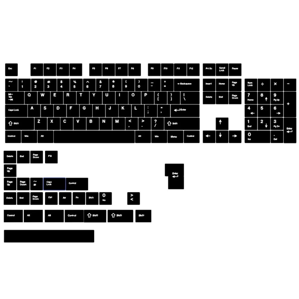 Keebox Shenpo WOB Five Side Dye Sub PBT Mechanical Keyboard DIY Key ...