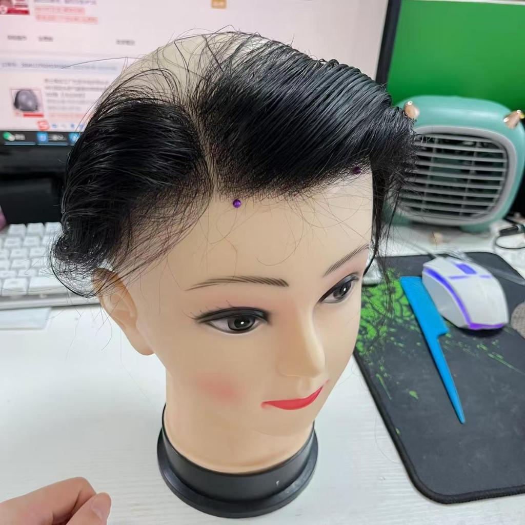 Mens And Womens Hairline Fake Patch Forehead Patch Invisible Biological Scalp M Forehead Bangs