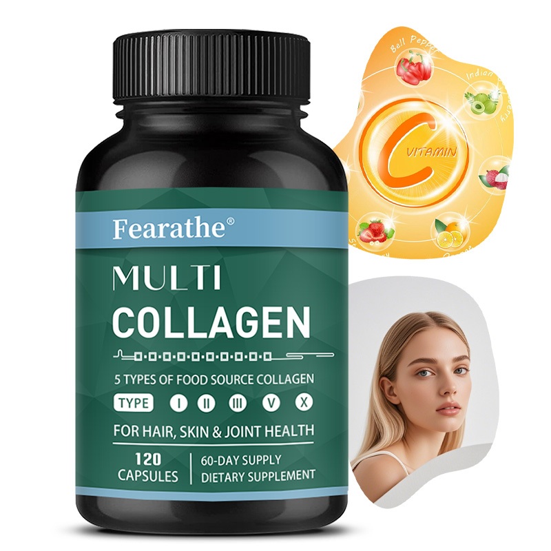 Multi-Protein Collagen 1000 mg - Skin Health Support - Contains Types I ...