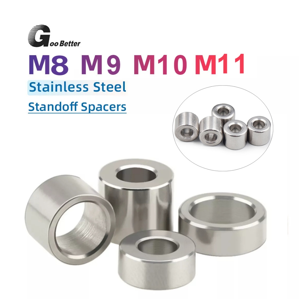 Stainless Steel Standoff Spacer M8 M9 M10 M11 Stand off Collar Round Spacer Bush | Shopee ...