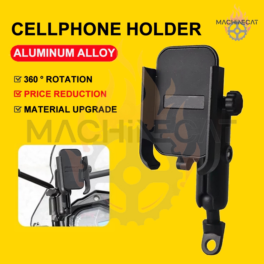 Motowolf Cellphone Holder for Motorcycle Aluminum Alloy Cp Phone Holder ...