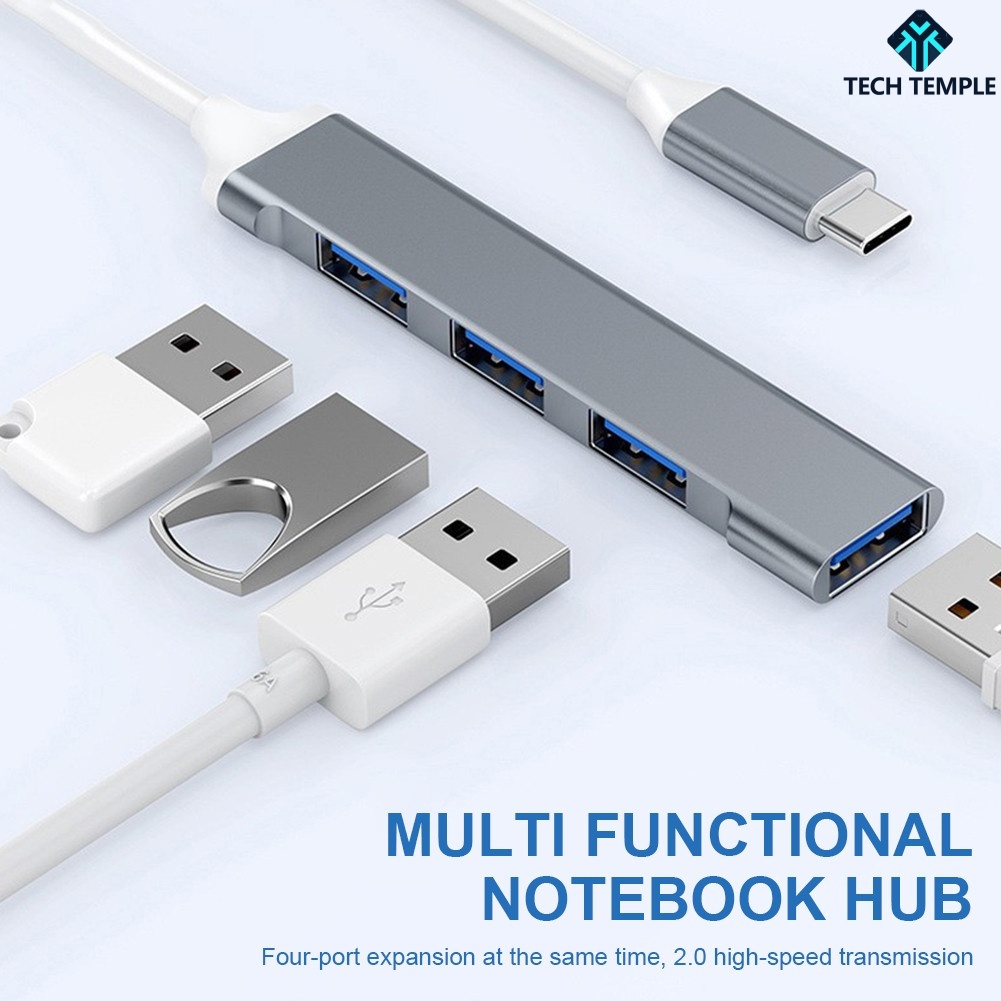 USB 3.0 Hub 4 Ports High Speed Splitter Converter Adapter Multi Expander OTG for Laptop PC Hub ...