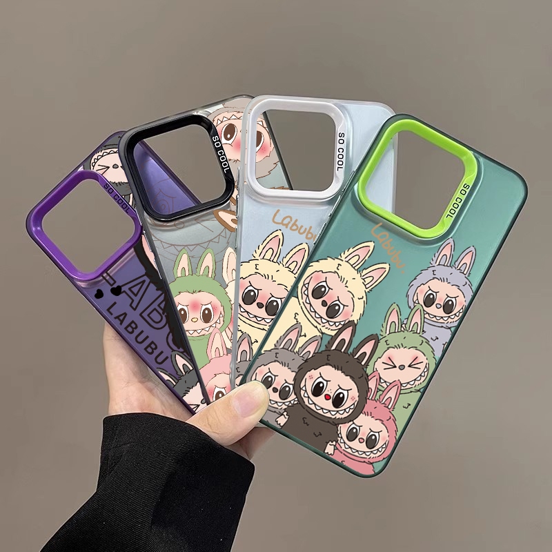 Fashion Trend Cute Cartoon Labubu Phone Case iPhone 14 15 Plus Pro Max ...