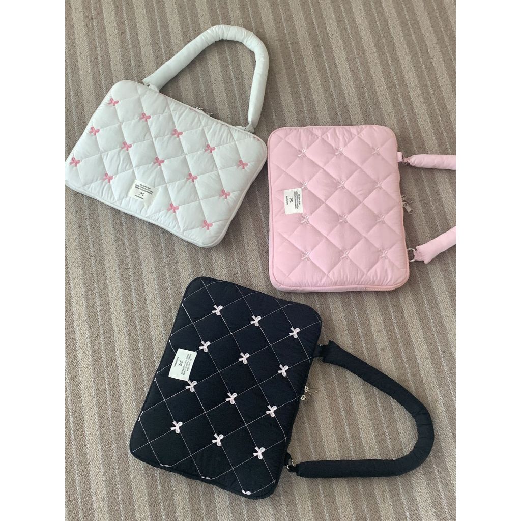 2025 Bow Laptop Bag Shoulder Bag Shockproof Tablet Liner Protective ...