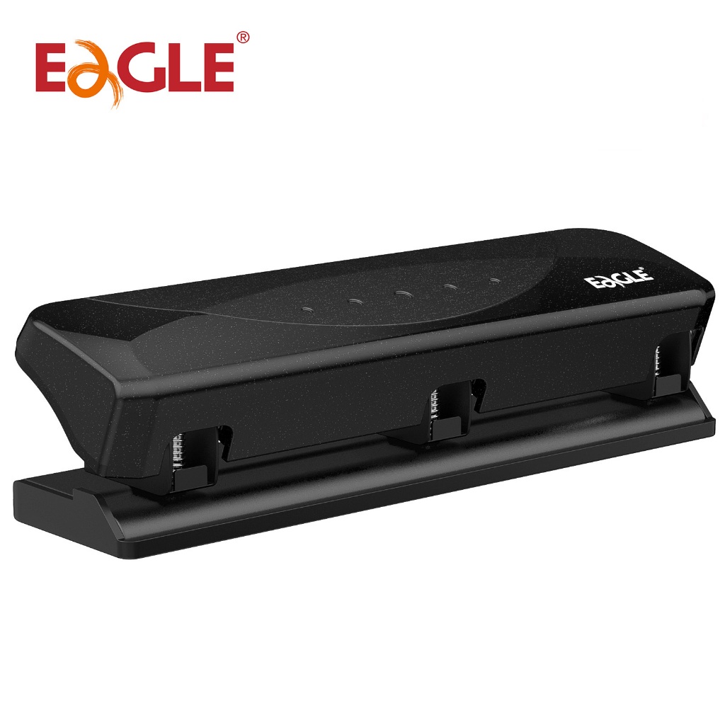 EAGLE 3 Hole Punch Heavy Duty Paper Puncher Force Saving Fit for Ring ...