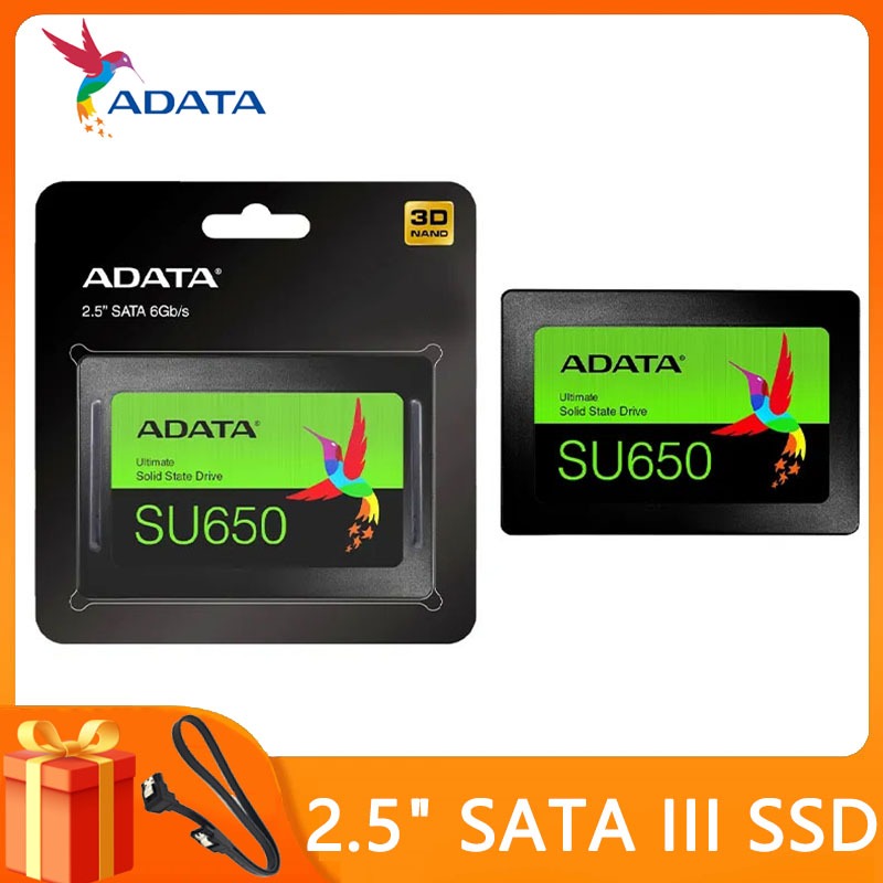 Adata SU650 SSD 120GB 240GB 480GB 2.5 Inch SATAIII Built-in Solid State ...