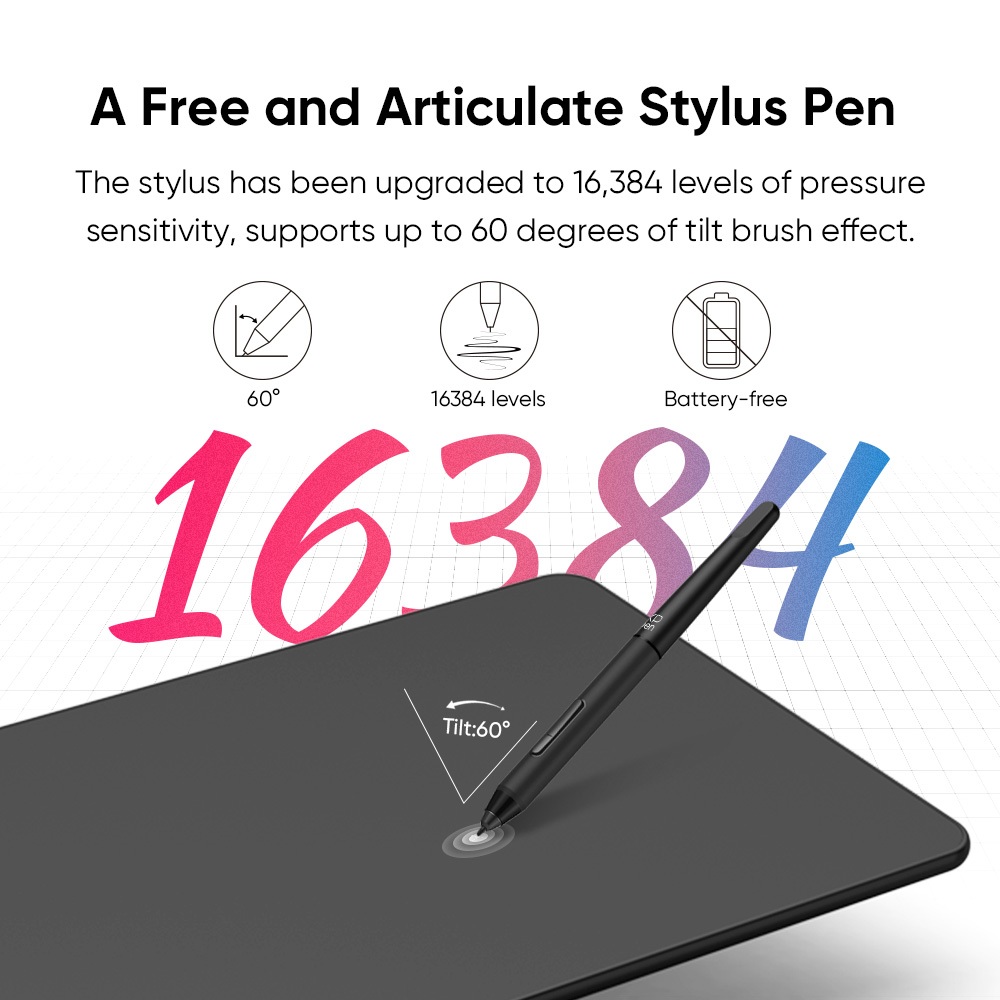 XPPen DECO01V3 Digital Graphic Drawing Tablet 10inch Pen Tablet Support ...