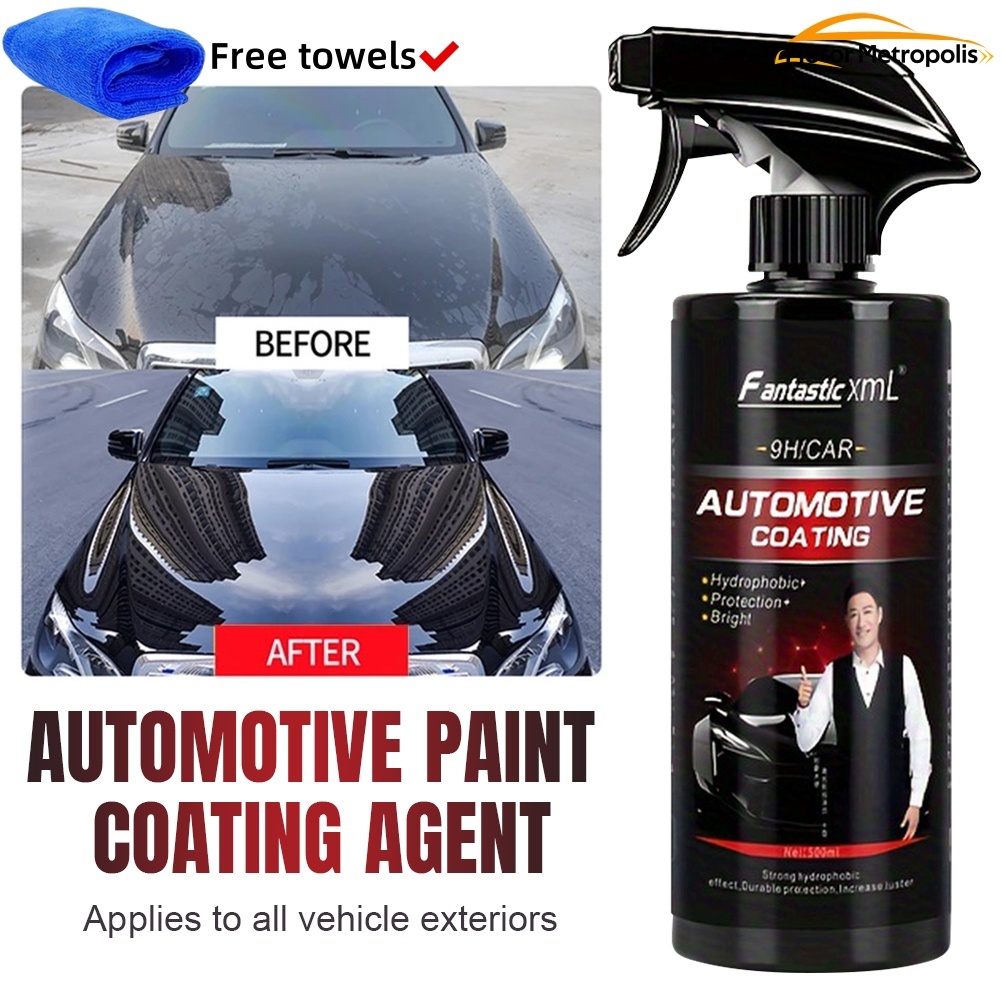 500ml Car Wax Spray and Polish 2in1 Coating Auto Car Wash and Wax ...